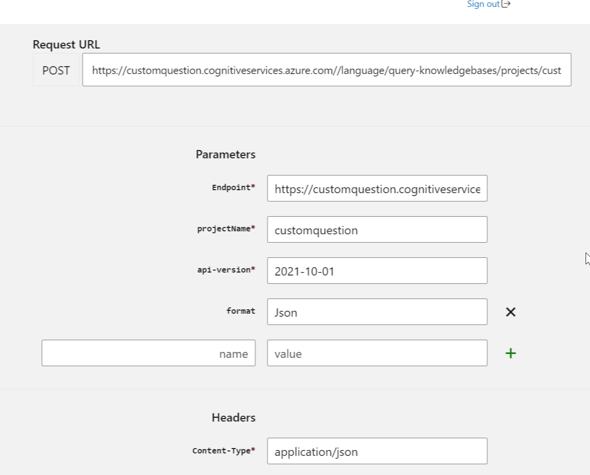 Question answering: import failed by calling rest api - Microsoft Q&A