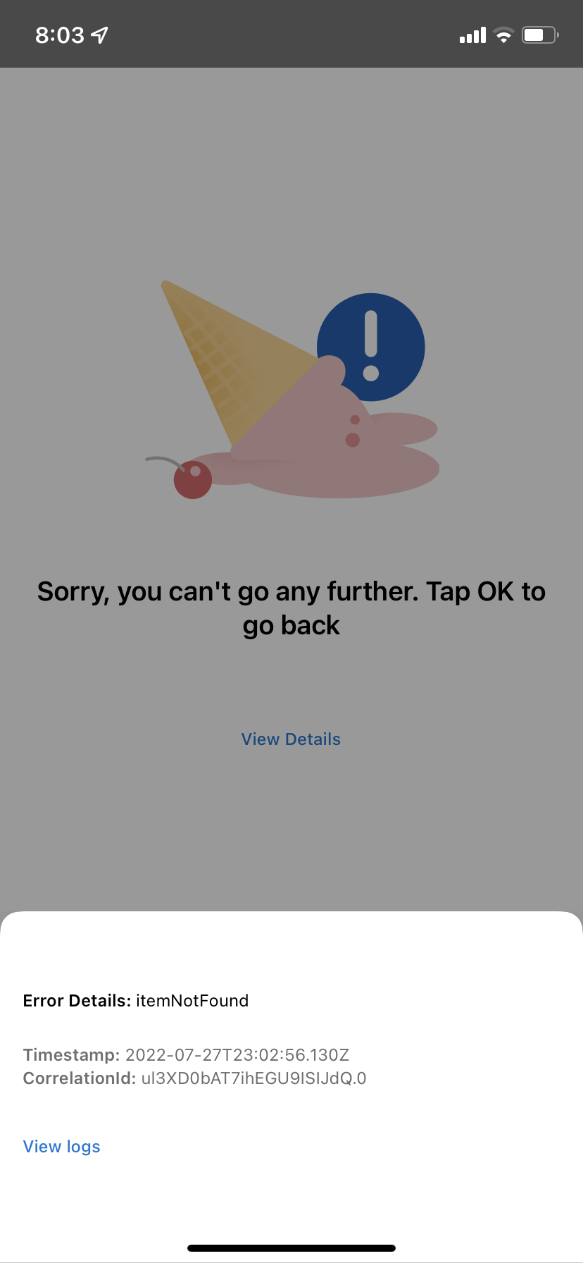 Getting error when exporting Verifiable Credentials (Authenticator iOS ...