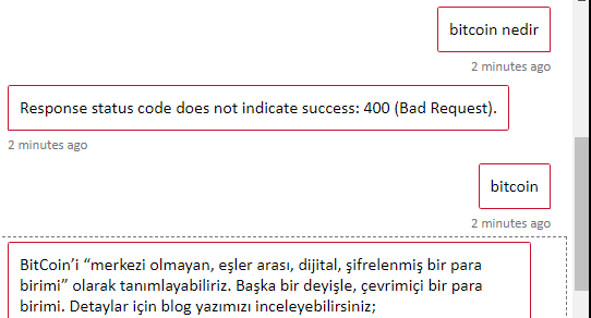 Qna Maker Portal Kbase Test Raises Error Bad Argument Startindex Cannot Be Larger Than Length Of 3314
