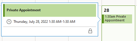 private meetings - Microsoft Q&A