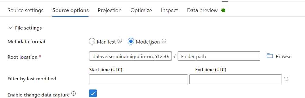 inline common data model data set not reading pass the 1st entity in a ...