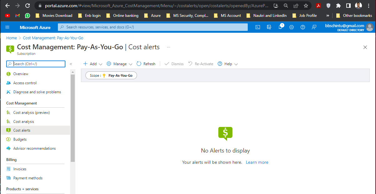 Unable to Disable Cost Alerting Notification to Mail - Microsoft Q&A Unable to Disable Cost Alerting Notification to Mail - Microsoft Q&A
