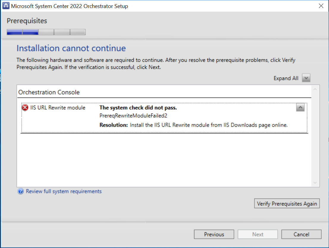 Install Orchestrator 2022 - Microsoft Q&A