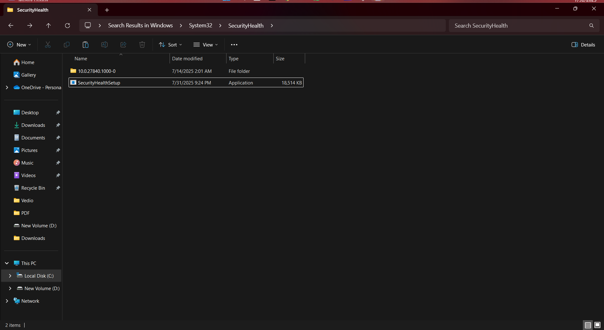 Windows Security blank page showing - Microsoft Q&A