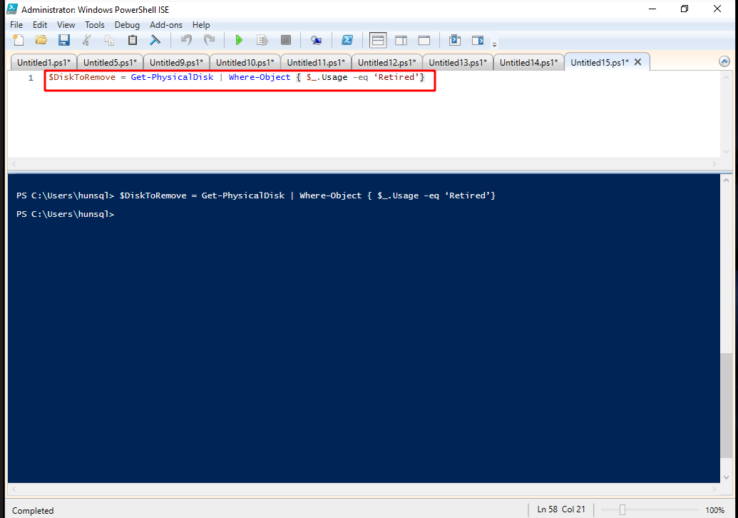 Storage Spaces Direct Cant Remove Physical Disk From The Pool In Order To Able To Use It By