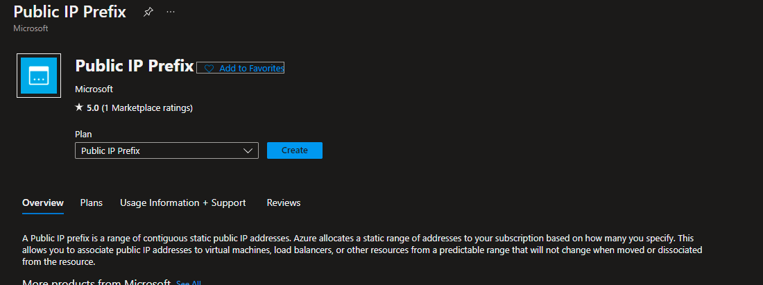 Need an static ip with internet routing on specific range. - Microsoft Q&A