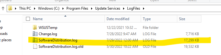 WSUS Sync Faild - Microsoft Q&A