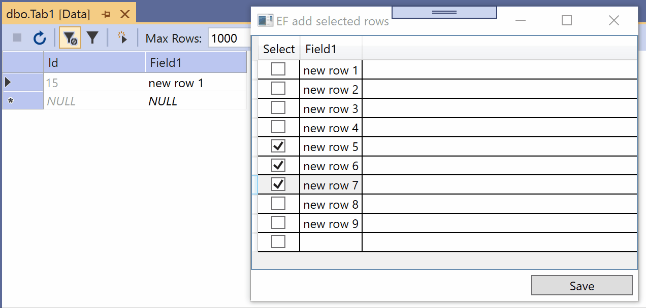 insert multiple selected rows into EF - Microsoft Q&A insert multiple selected rows into EF - Microsoft Q&A