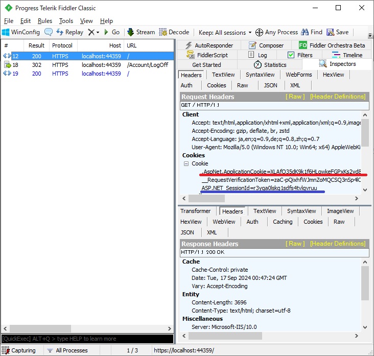 How to invalidate .AspNet.ApplicationCookie Cookie in ASP.NET MVC 4.6.2 - Microsoft Q&A