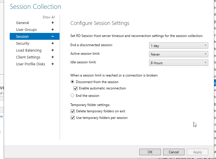 remote desktop sessions ended - Microsoft Q&A