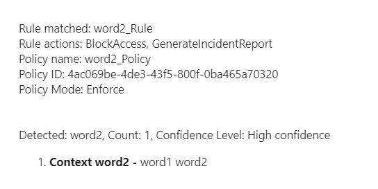 Dlp Incident Reports For Muliple Policiesrules And Multiple Locations