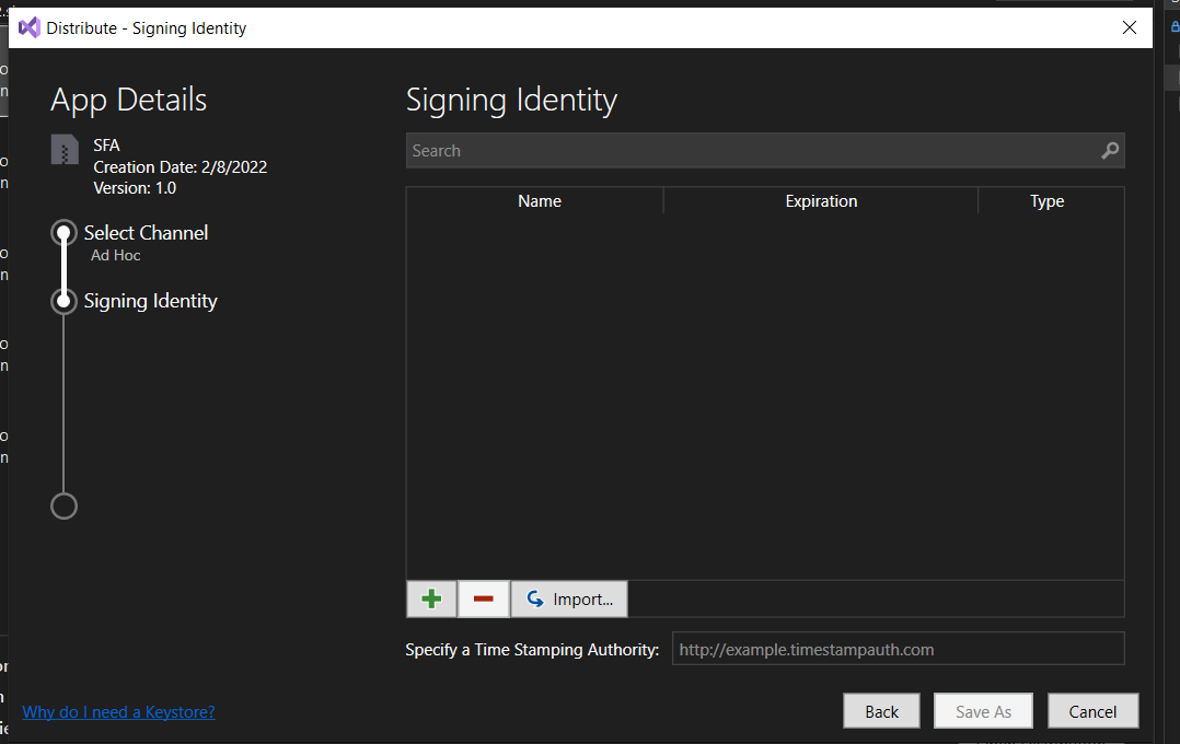 Xamarin - Generate a new upload key - Microsoft Q&A