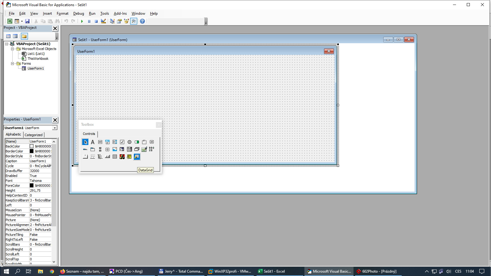 Problem With Datagrid Control V 6 0 In Excel 2016 Microsoft Qanda