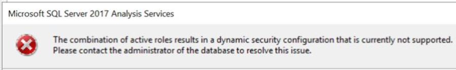 SSAS Tabular Cube - Data Security - Microsoft Q&A