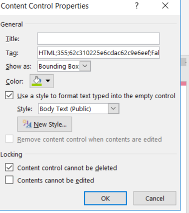 How can I set content control property ? - Microsoft Q&A