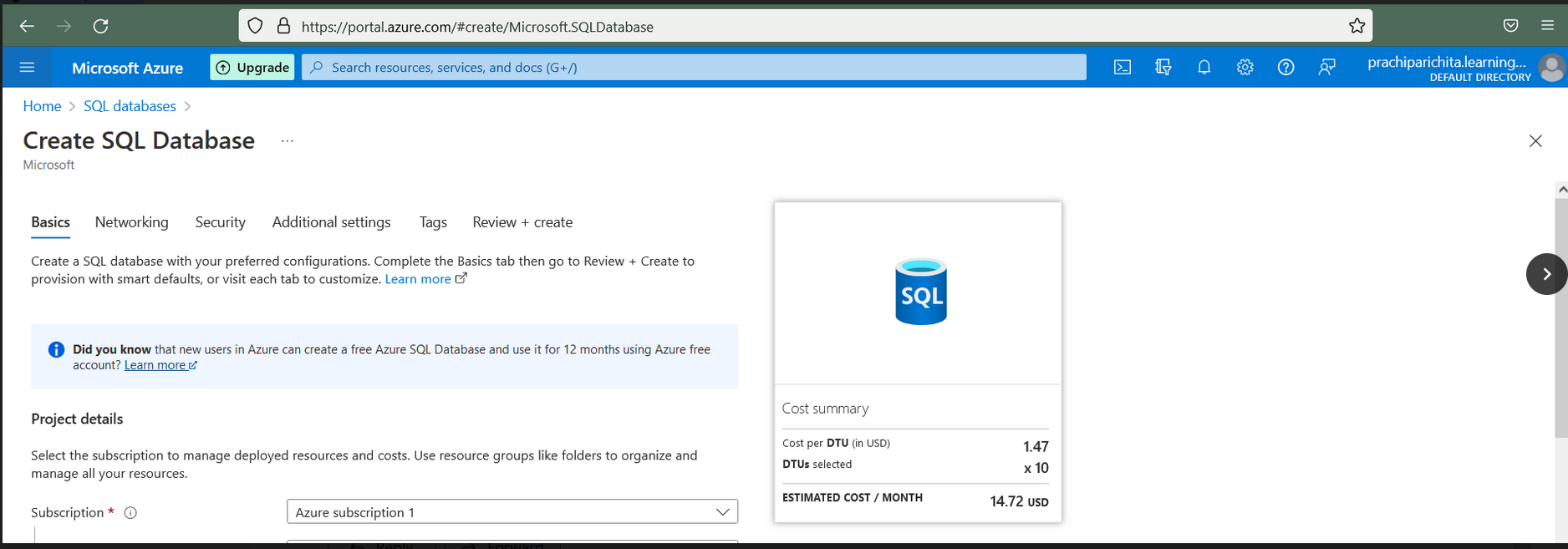 Unable To Create Storage Account Error Loading The Creation Page Of Storage Account