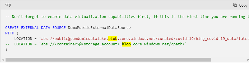 polybase support in SQL server managed instance - Microsoft Q&A