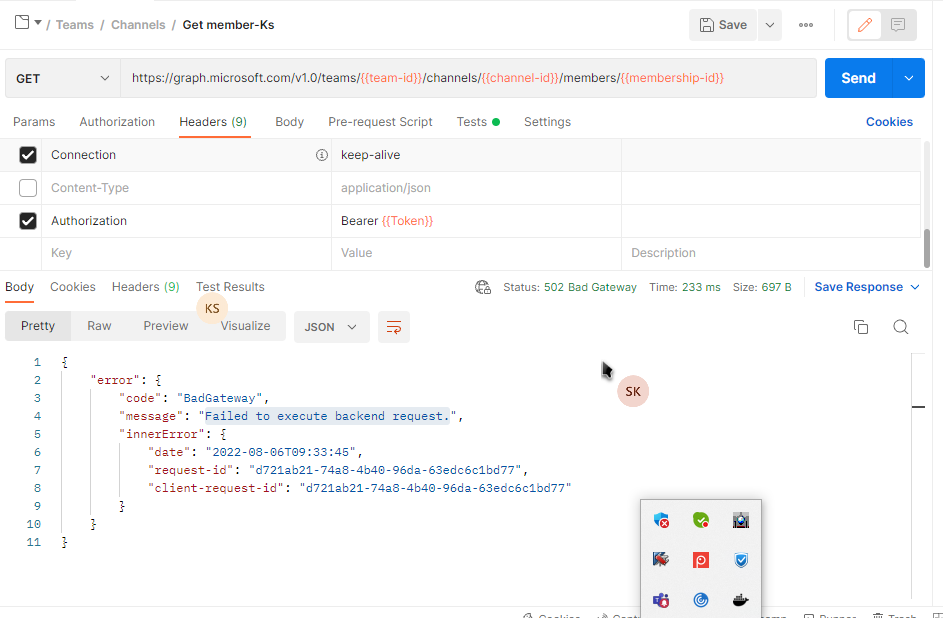 Failed to get ChannelMember using membership-id via Microsoft graph REST API - Microsoft Q&A