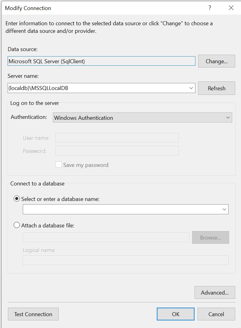 Cannot add a table from VS2022 Server Explorer but can do it from the SQLServer Management ...