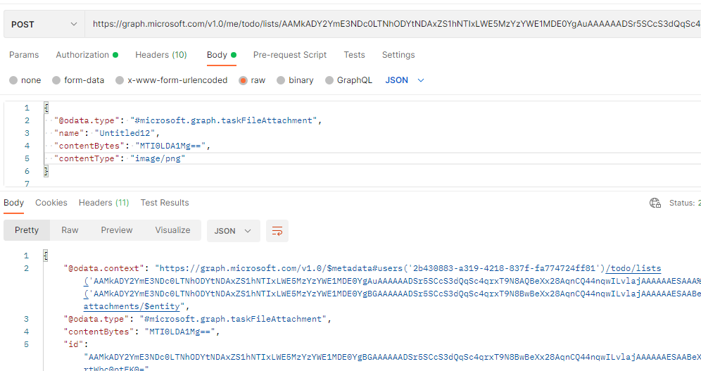 The Unavailability of the Add file attachment to the To-do Task Graph API for the equivalent ...