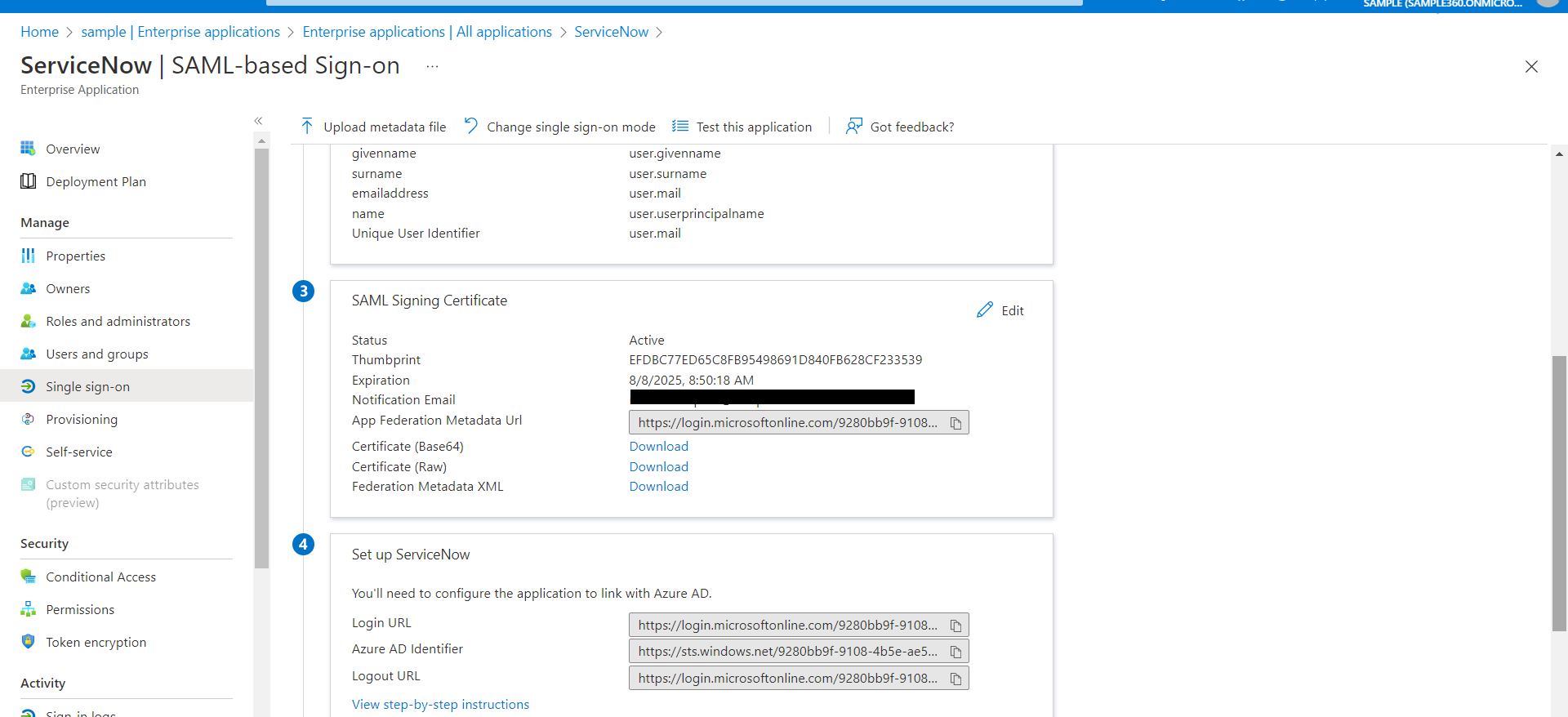 Azure Ad Servicenow Sso Error Microsoft Qanda