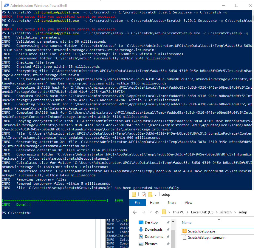 Microsoft Win32 Content Prep Tool File Cannot Be Accessed Microsoft Qanda