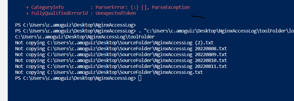 Powershell Copying Files Only From Yesterday Microsoft Qanda
