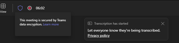 MS Teams: How to show and customize Meeting being recorded disclaimer ...