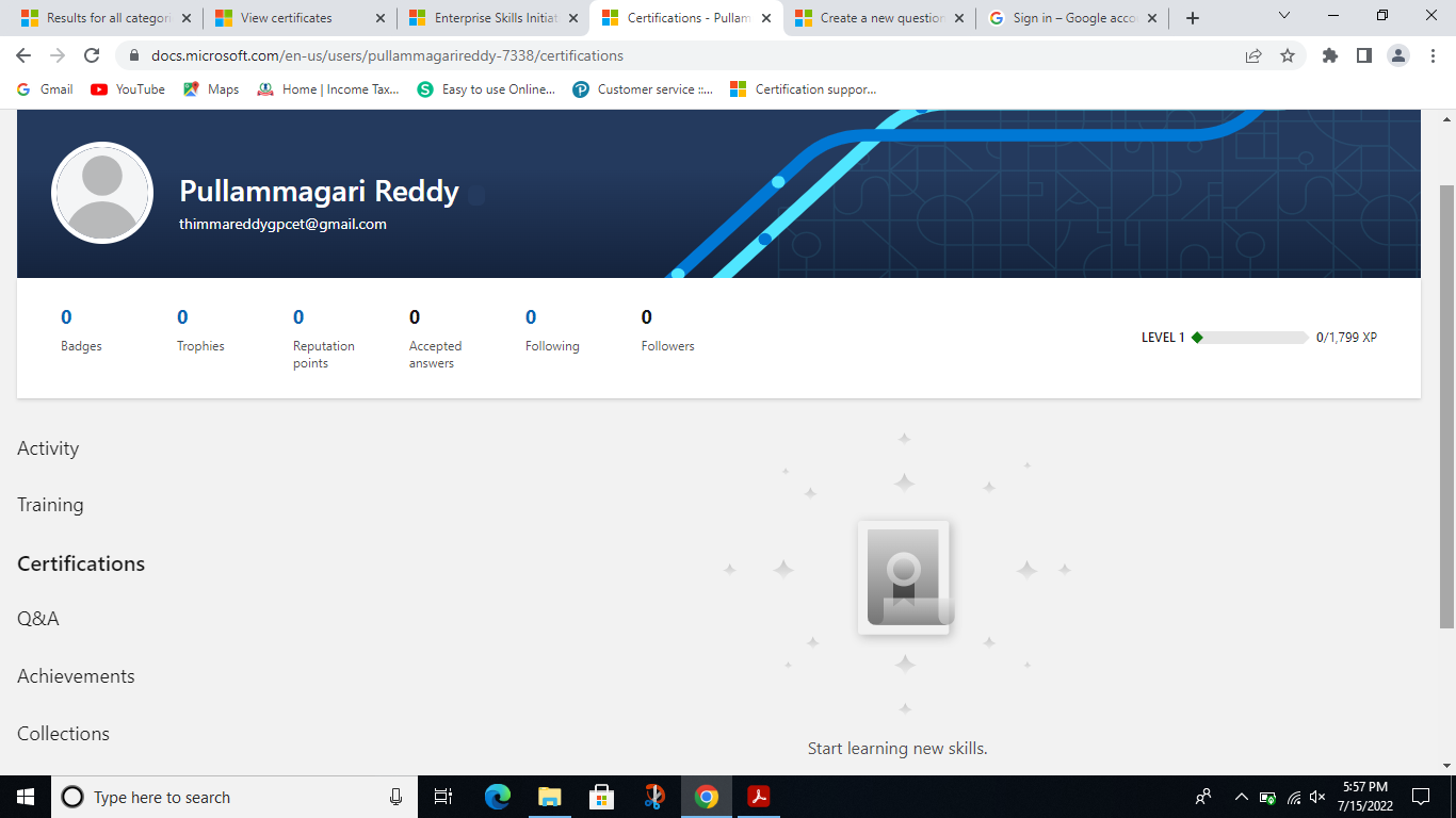 missing azure fundamentals certificate in microsoft certification ...