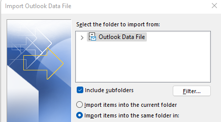 replicate folder structure from online archive to Primary mailbox ...
