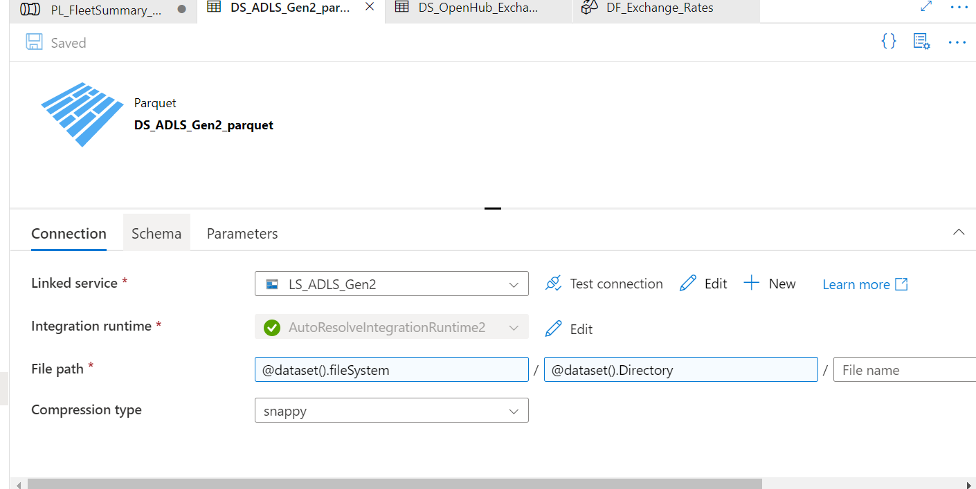 Clear folder before writing in parquet using Copy Activity - Microsoft Q&A