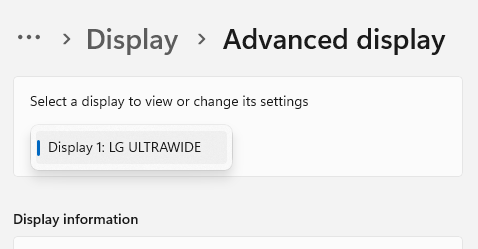 Laptop Display cannot be detected - Microsoft Q&A