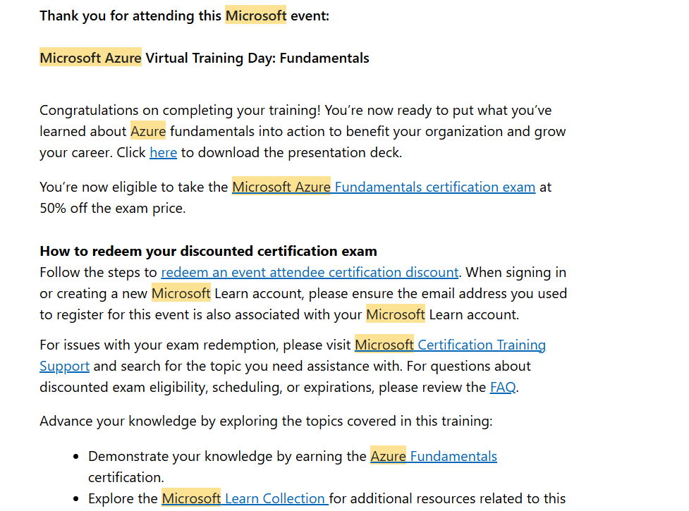 Az-900 exam - Microsoft Q&A