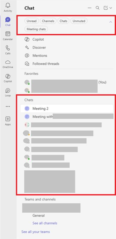 Restoring Team Meeting Chats to the Chats List in Microsoft Teams ...