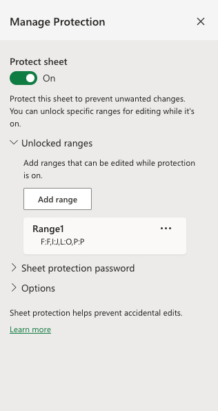 Protected sheet still allows editing column A when locked on Excel ...