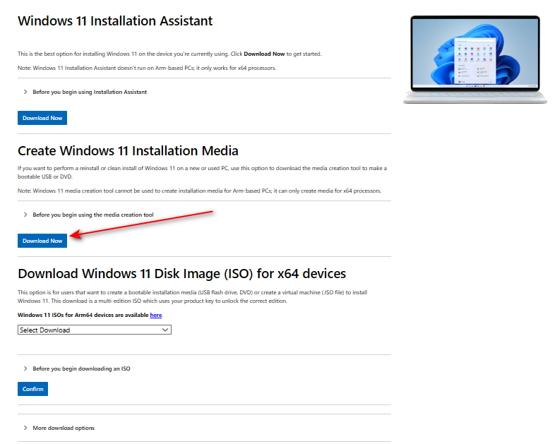 why i can not download windows 11 iso file for this web? - Microsoft Q&A