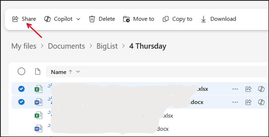 OneDrive Bug: Shared Link for Multiple Files Not Working - Microsoft Q&A