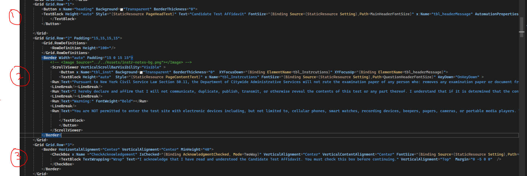 The narrator focuses on the checkbox if I don't use a button. the ...