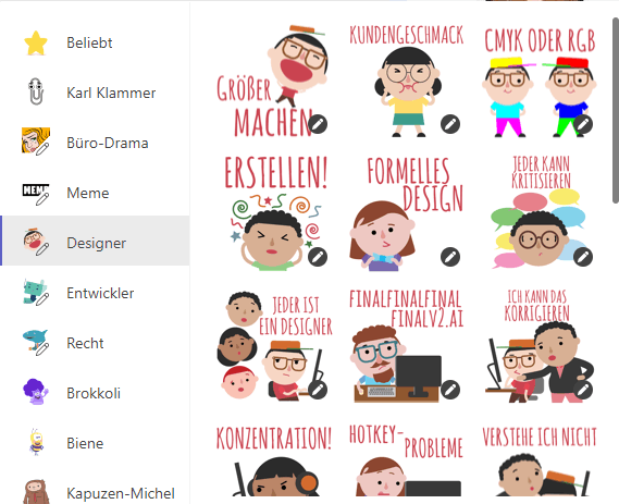 Is it possible to customize the MS Teams 'Designer' Stickers? - Microsoft Q&A