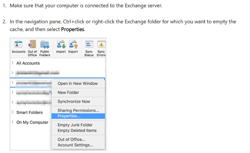 My outlook 365 emails are not syncing correctly on Outlook MAC (Legacy ...