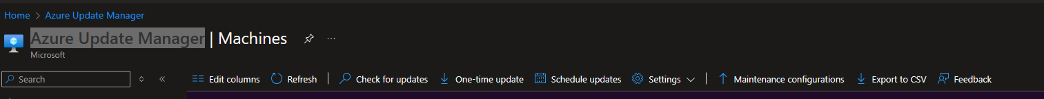 Report of VM giving the status of patch orchestration mode used in the ...