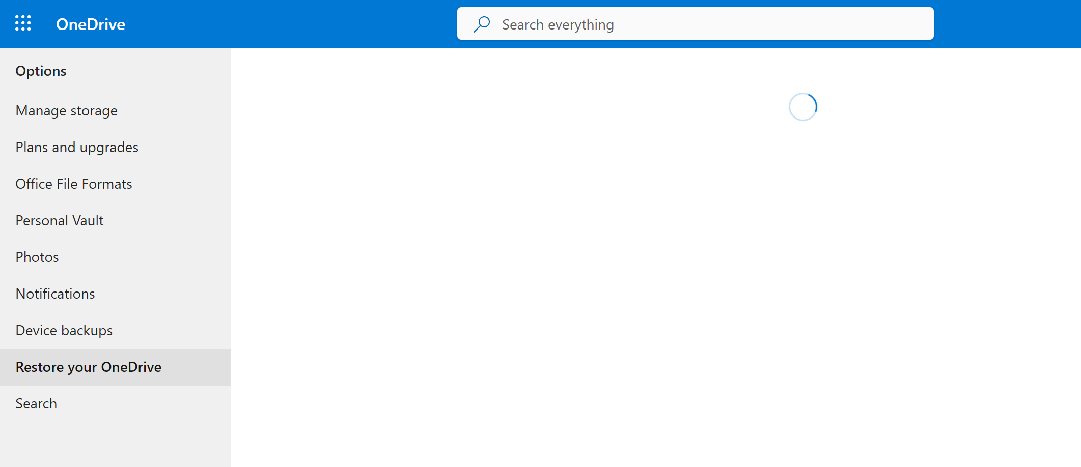 After log in, Onedrive didn't show any files. - Microsoft Q&A