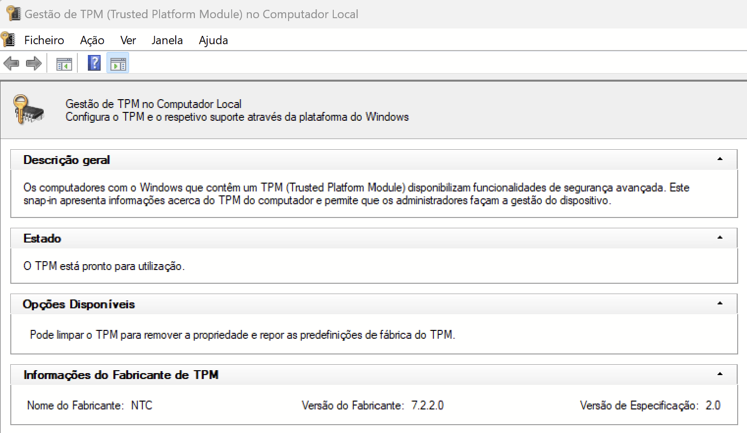 Windows 11 - Windows Security says no TPM, but Devices Manager, TPM.MSC ...