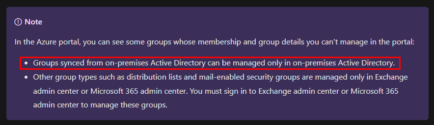 Is It Possible To Sync Azure Ad Groups Back To On Prem Ad Microsoft Qanda