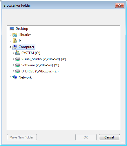 How Set Shbrowseforfolder Default Path To Expand My Computer Win32 Microsoft Qanda