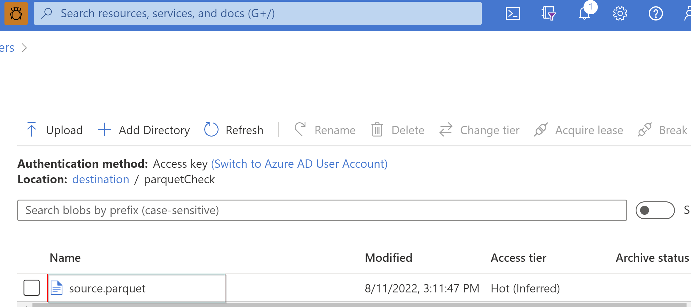 Clear folder before writing in parquet using Copy Activity - Microsoft Q&A
