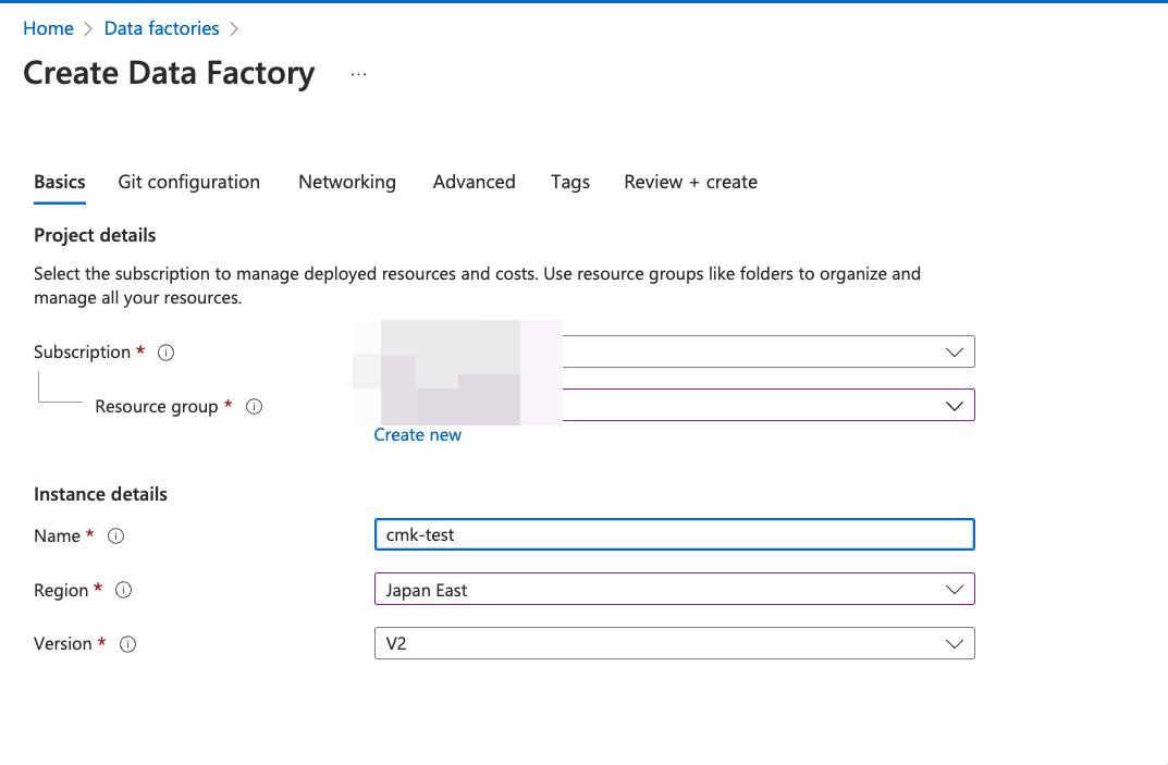 ADF - You cannot add CMK settings for factories with existing entities ...