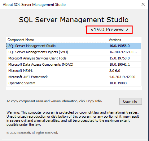 The store schema does not contain the Element class SqlXmlCompressionOption. - Microsoft Q&A
