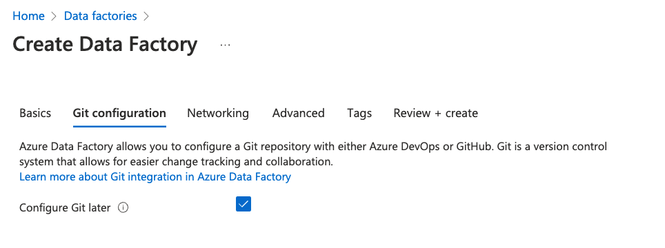 ADF - You cannot add CMK settings for factories with existing entities ...