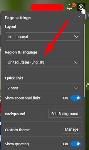 Everything on my news feed in MSN has been displayed in Chinese since ...